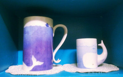 2014 Starbucks Korea Whale Mug 355ml + Demi Mug 89ml SET, fedEx | eBay