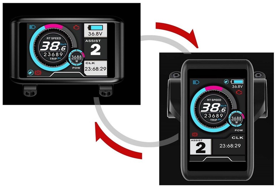 48V 52V 60V 1500W 20/24/26x4.0'' Fat Tire eBike Rear Motor Wheel ...