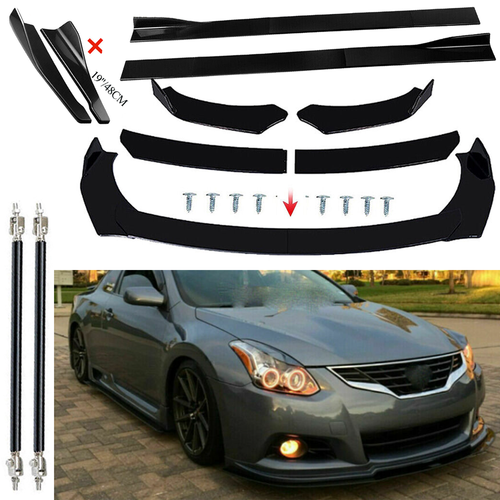 Front Bumper Rear Lip Splitter Spoiler Diffuser For Nissan Altima Body ...