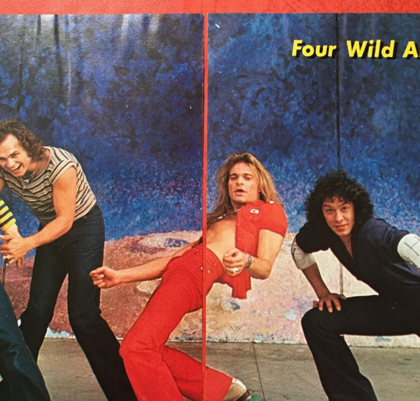 VAN HALEN DAVID LEE ROTH EDWARD 1979 CLIPPING JAPAN MAGAZINE ML 6J ...
