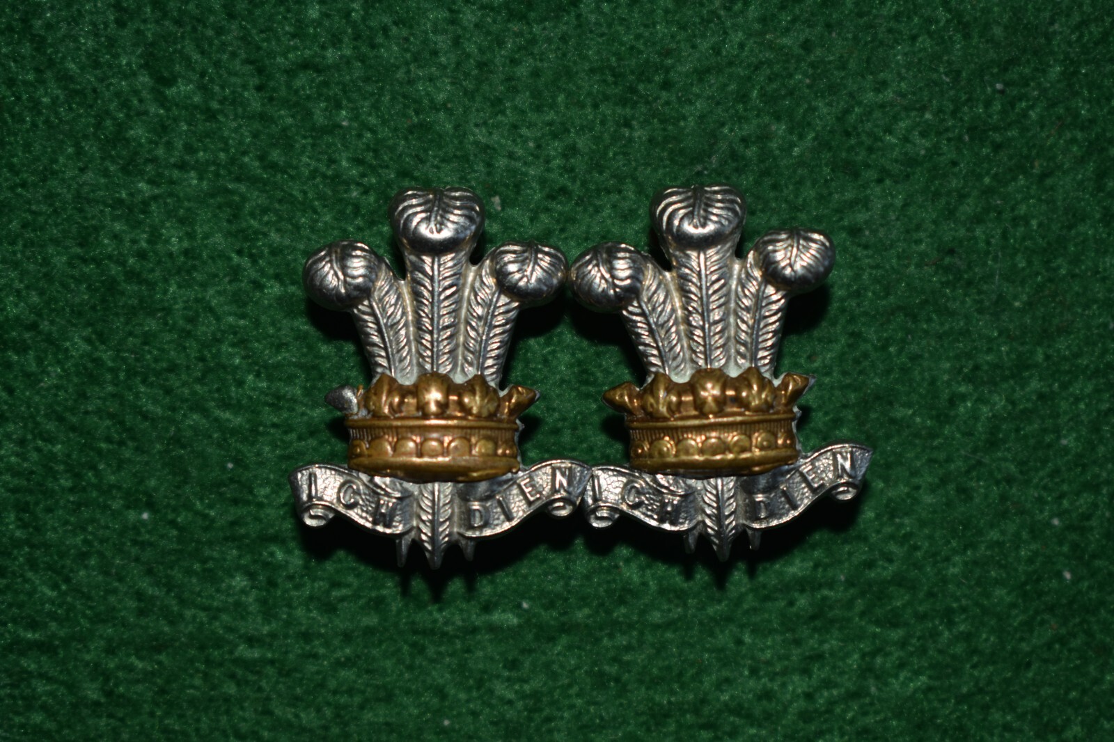 The Prince Of Wales's Leinster Regiment Collar badges | eBay UK