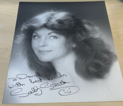 Sally Smith Hand Signed 8"x10" BW Photo Human Jungle The Avengers Benny ...