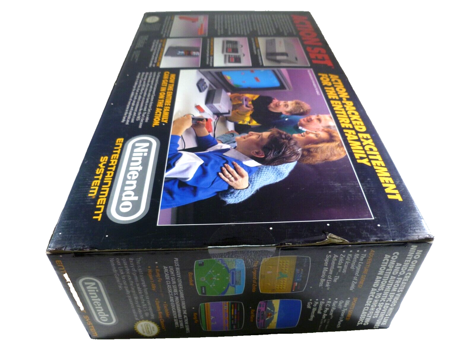 1987 Nintendo Action Set Vintage Console w/ Zapper Gun & Duck Hunt New ...