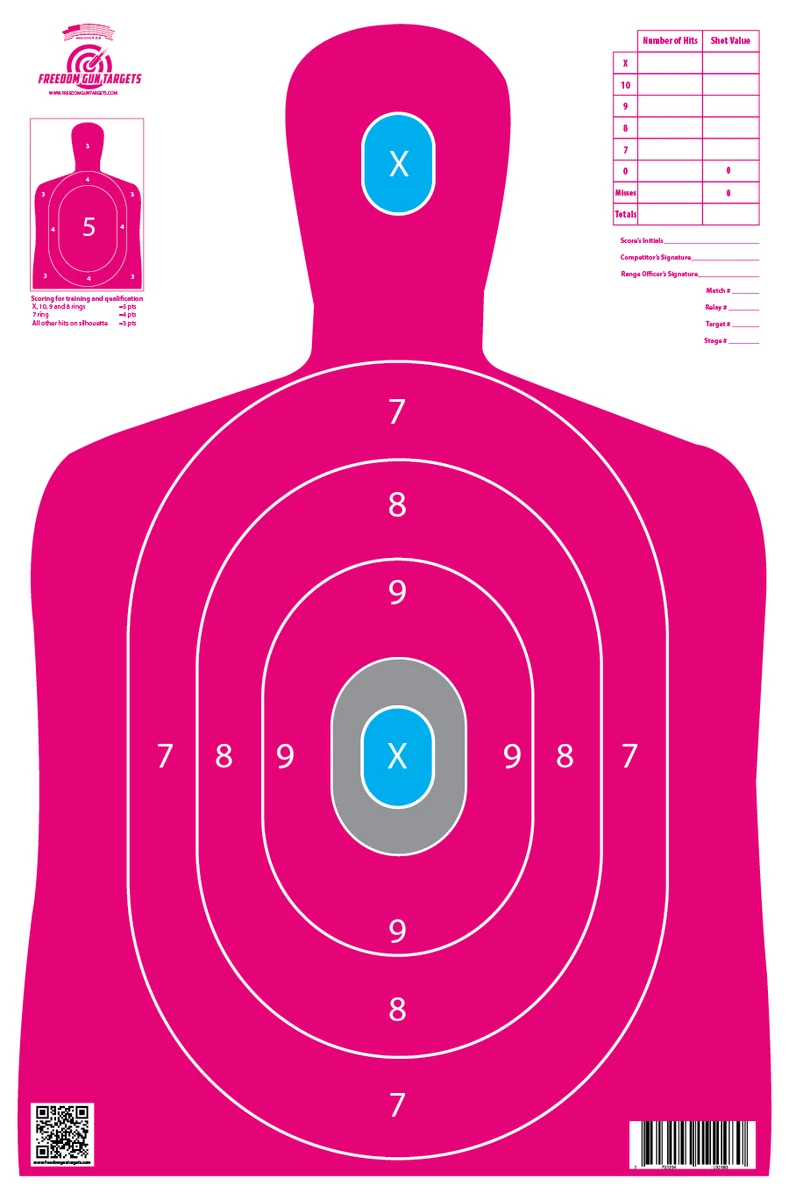 Printable Silhouette Targets