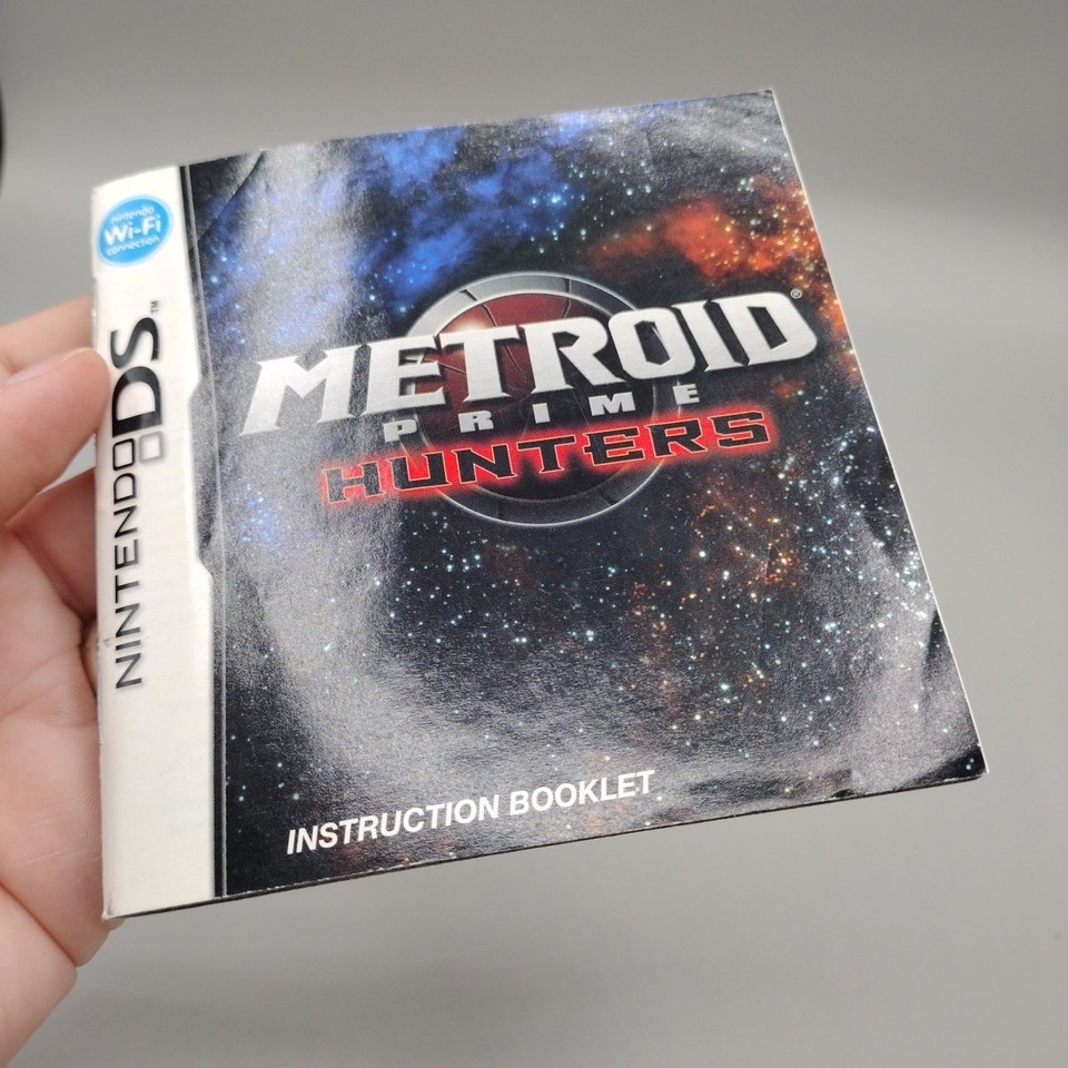 Metroid Prime: Hunters Nintendo DS Replacement Manual Instruction ...