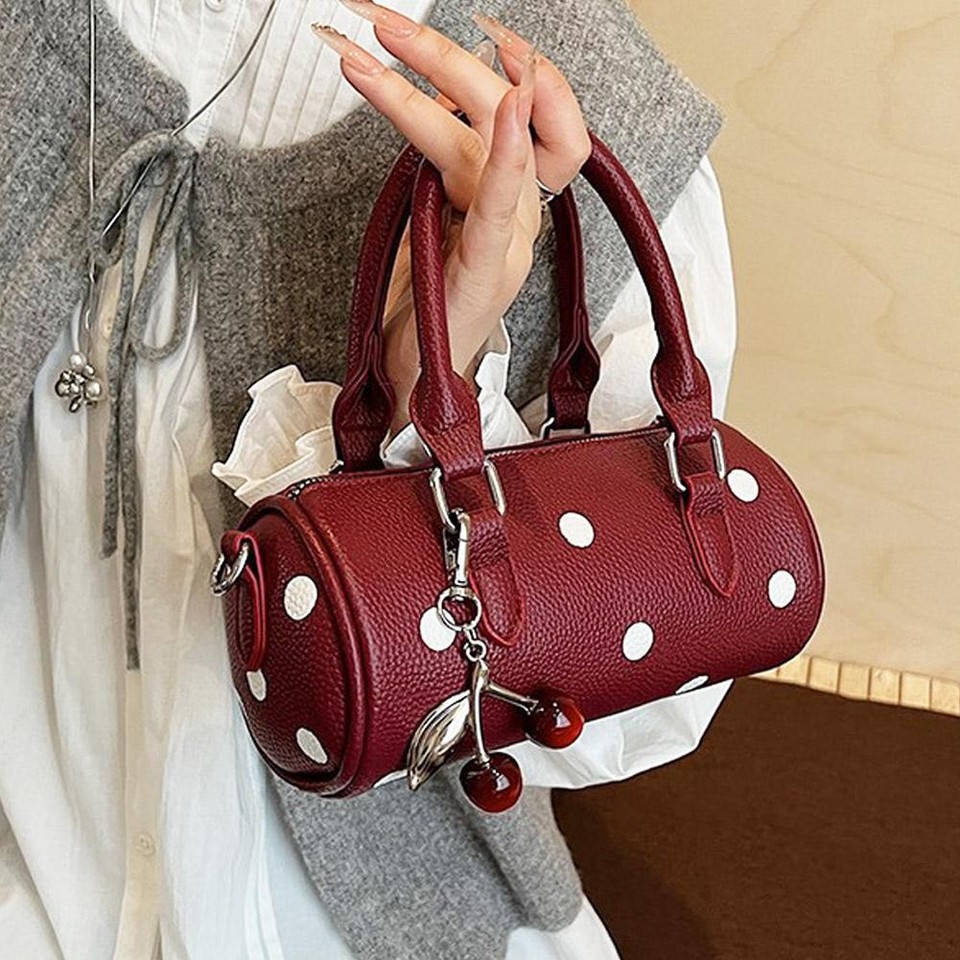 Color Wave Dot Handheld Pillow Bag for Women, Single Shoulder Crossbody ...