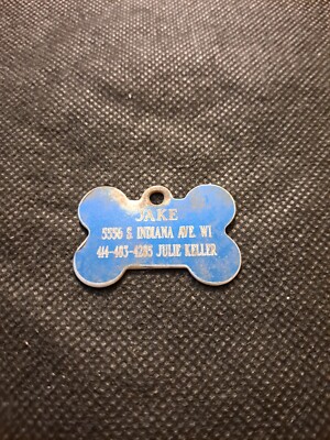 1999 MILWAUKEE WI DOG I.D. TAG JAKE DOG TAG! e7021UXX | eBay