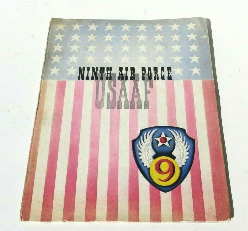 WW2 United States US 9th Ninth Air Force USAAF Color Art Pictures book ...