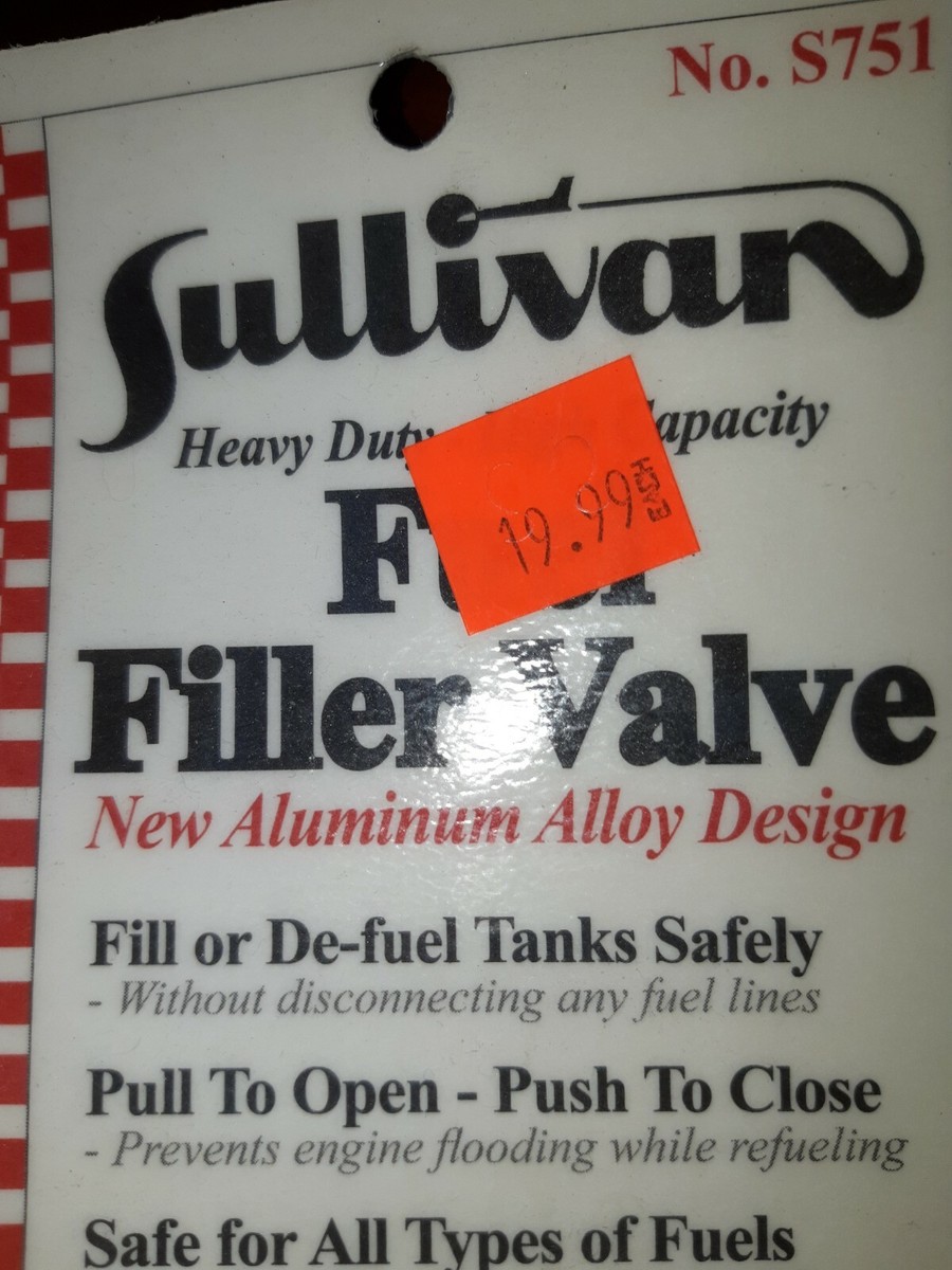 Airplane Fuel Cost SUL751 Fuel Filler Valve - Sullivan Products For ...