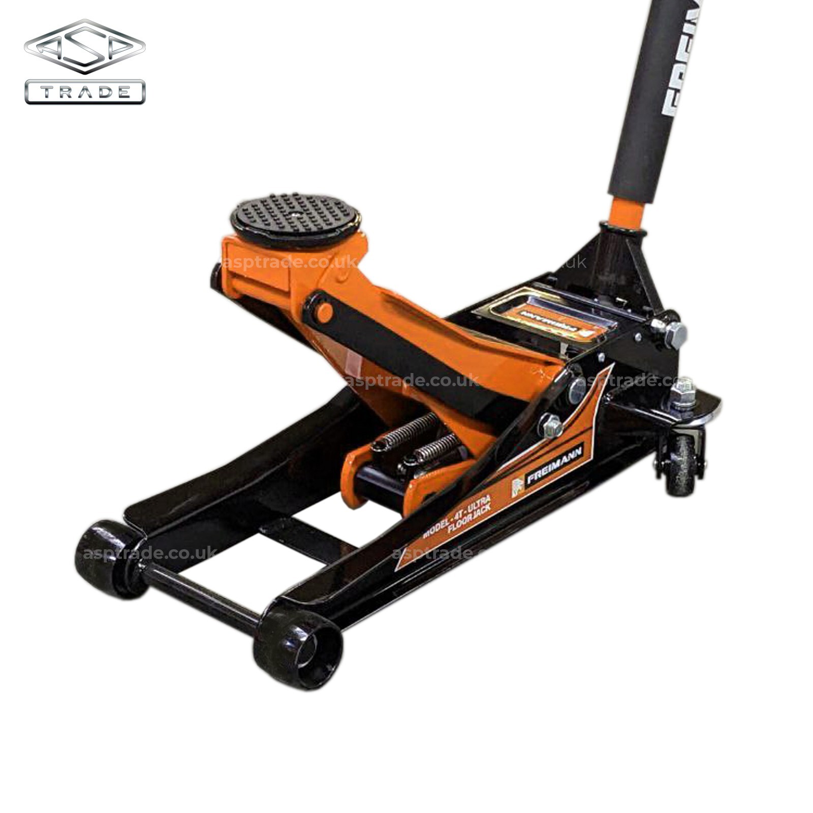 Quick Lift Heavy Duty Dual Pump 4 Ton Ultra Low Profile Floor Trolley ...