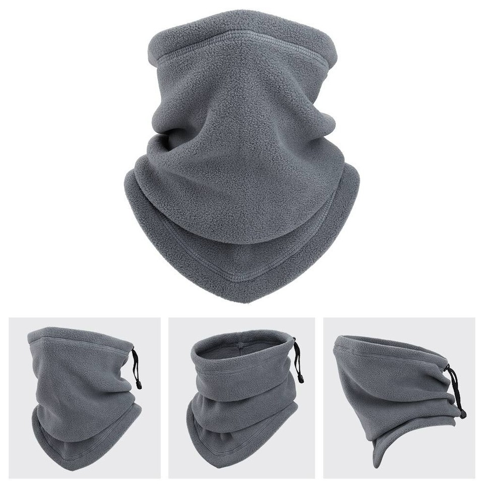 Winter Fleece Face Mask Scarf Balaclava Neck Warmer Gaiter Ski Windproof Bandana | eBay