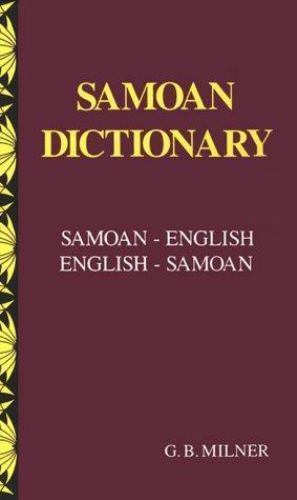 Samoan Dictionary : Samoan-English, English-Samoan by Not Available ...
