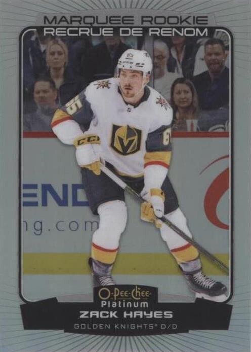 2022-23 O-Pee-Chee Platinum - Marquee Rookies Zack Hayes #230 Rainbow ...