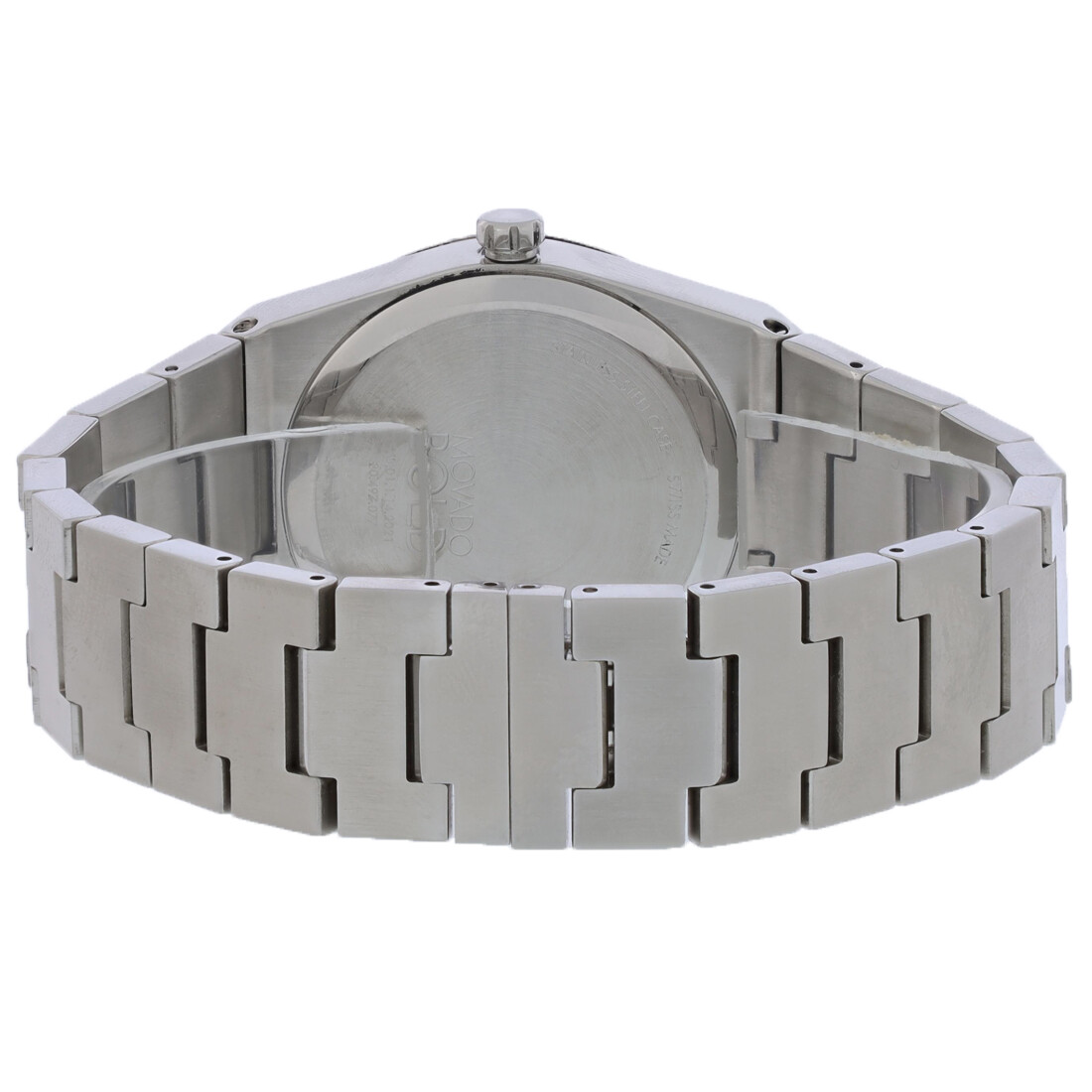 Movado Bold Quest Series Mens Stainless Steel Blue Dial Quartz Watch ...