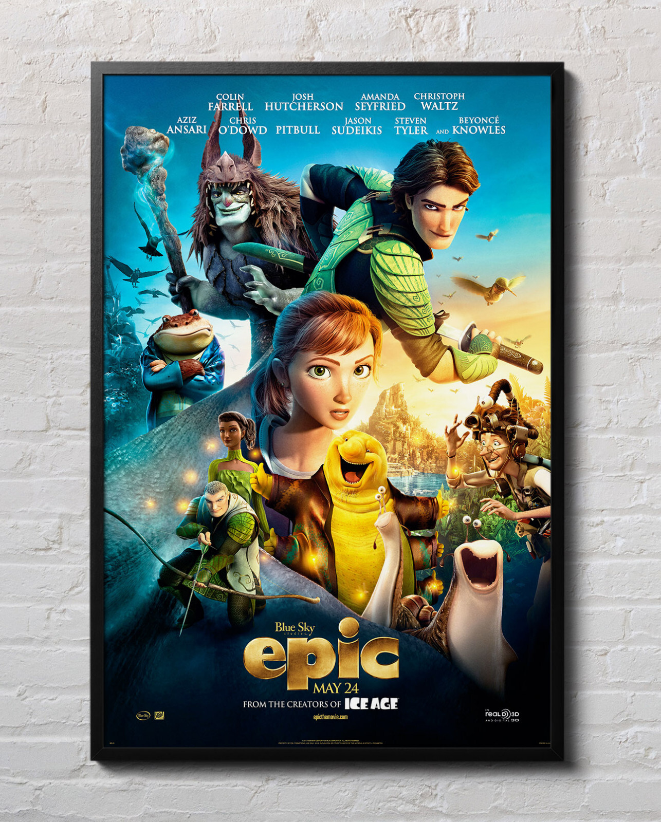 Epic Animated Movie Poster