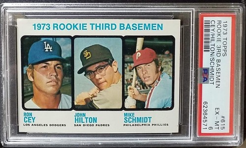 Mike Schmidt 1973 Topps RC PSA 6 Rookie Card Centered Crisp Beauty #615 ...