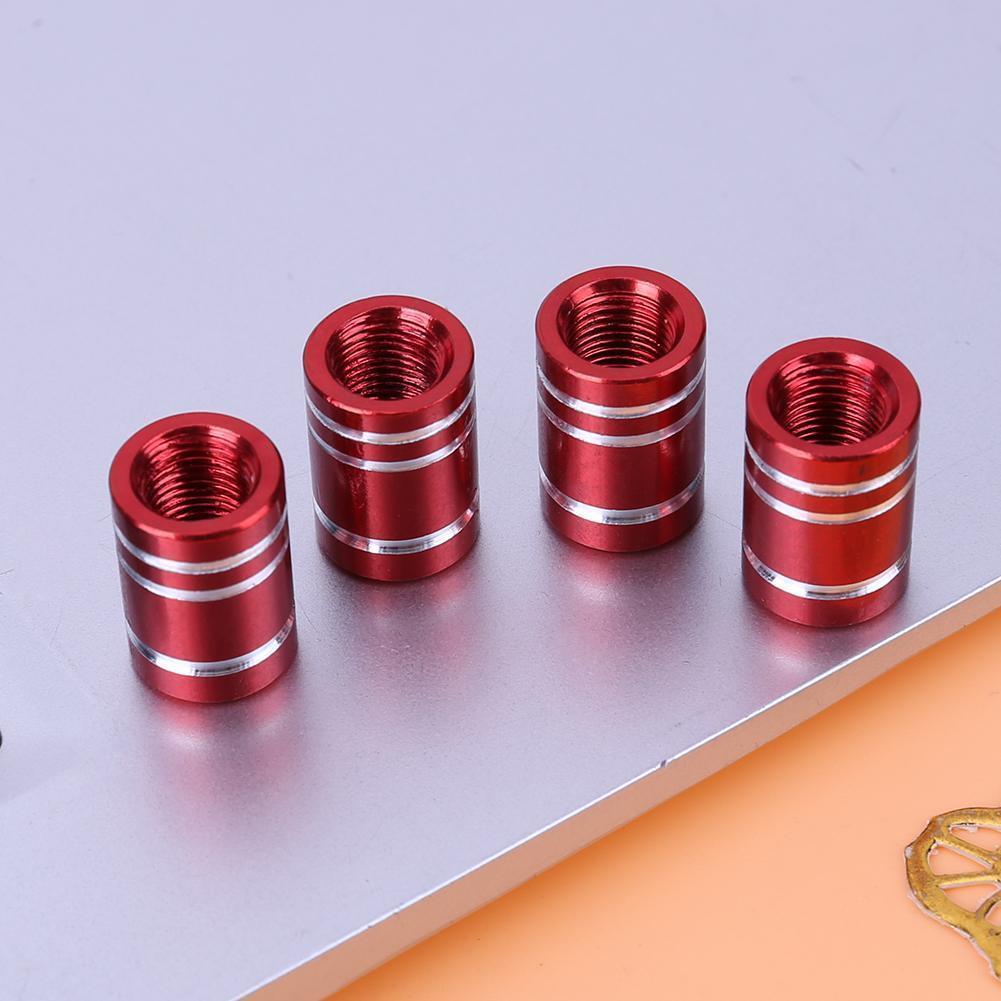 4pcs Aluminum Car Motorcycle Wheel Tire Valve Stem Caps Covers (Red) | eBay