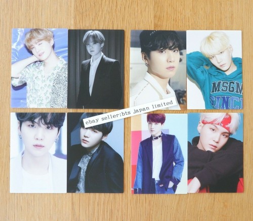 BTS SUGA THE BEST JAPAN Best Official 8 Photo cards set Complete set PC ...