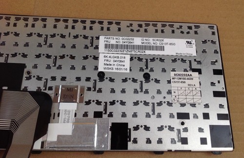 Lenovo ThinkPad Keyboard FRU 04Y0841 CS13T-8510 | eBay UK