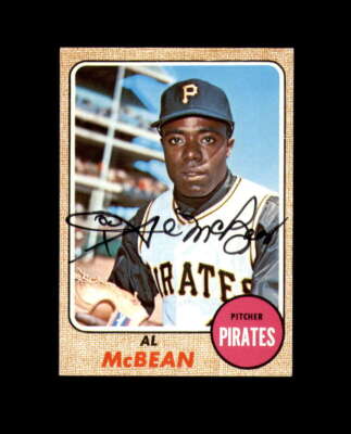 Al McBean Signed Original 1968 Topps Pittsburgh Pirates Autograph | eBay
