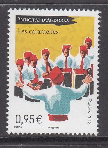 Andorra Francese Posta 2017 Yvert 813 MNH Le Caramellas | eBay