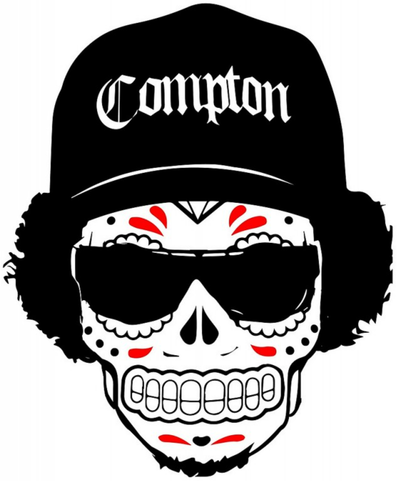 Easy E Skull Compton Vinyl Decal Graphic Laptop Sticker | eBay