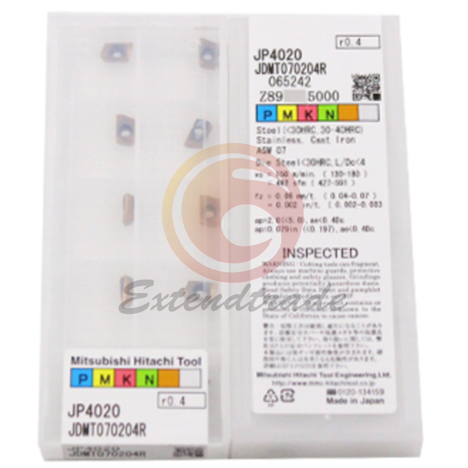 10PCS New HITACHI Carbide Inserts JDMT070204R JP4020 | eBay