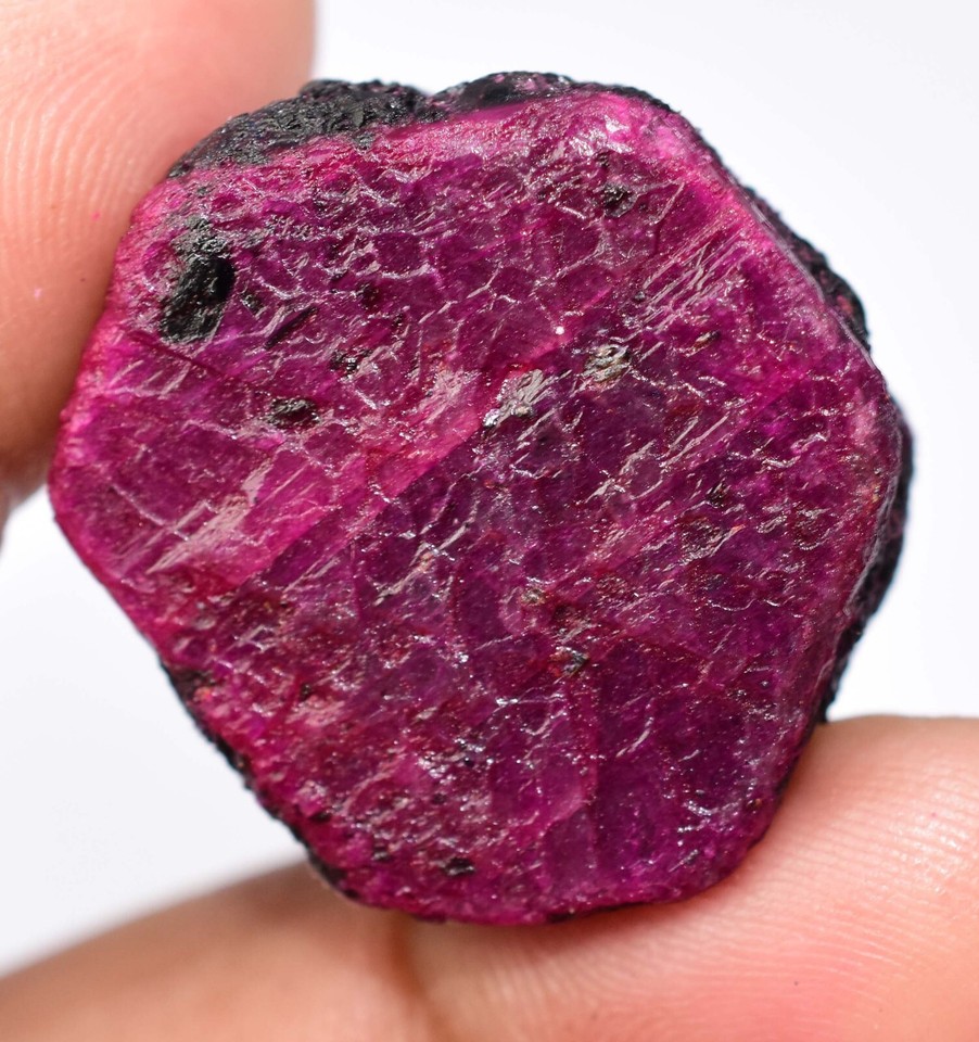 Rubis Rouge Naturel Du Mozambique 89,50 CT Certifié Amélioré Par La ...