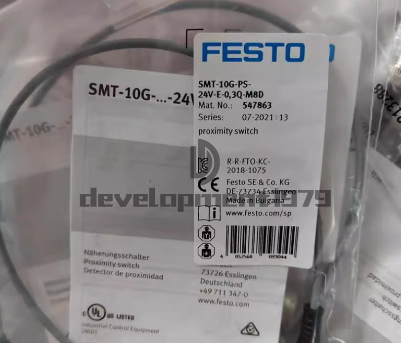 1PC NEW FESTO proximity switch SMT-10G-PS-24V-E-0,3Q-M8D 547863 | eBay