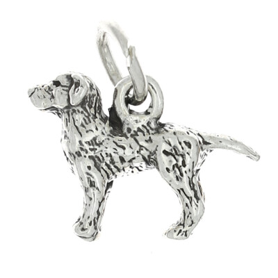 Sterling Silver 3D Labrador Retriever Lab Dog Charm or Pendant | eBay