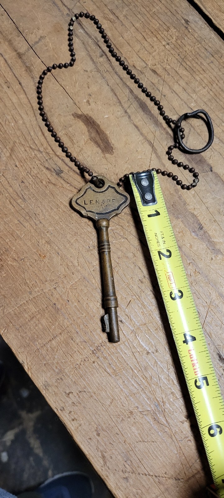 Rare Old Vintage Antique Hotel Lenape PA Skeleton Room Key NY Hall ...
