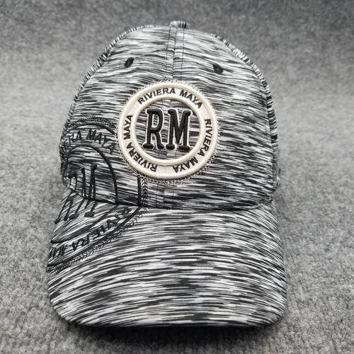 Robin Ruth Riviera Maya Hat Cap White Black Strap Back Adult Adjustable ...