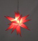 Baby-Stern 18 Zacken Rot, 8 cm LED und Timer, batteriebetrieben | eBay.de