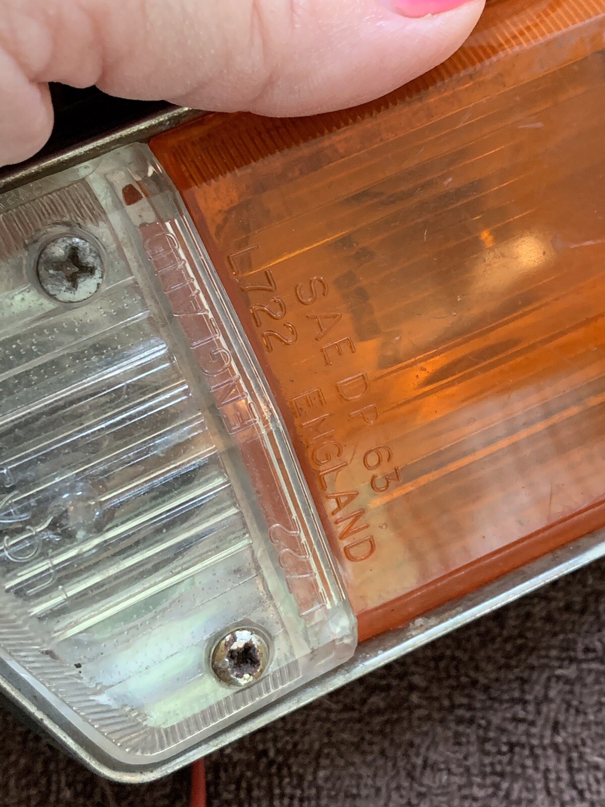 Sunbeam Tiger Alpine Original Front Side Indicator Light Lucas L722 OEM ...