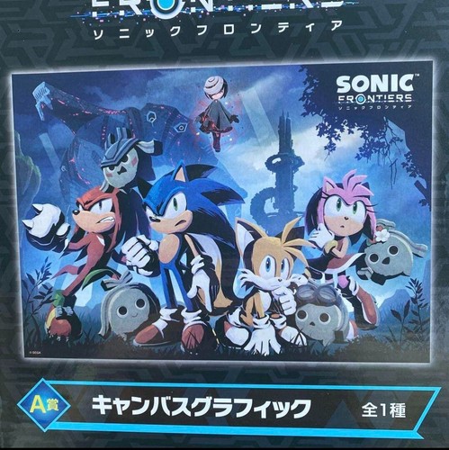 Sega Lucky Lottery Sonic Frontier Prize A canvas graphics New Japan ...