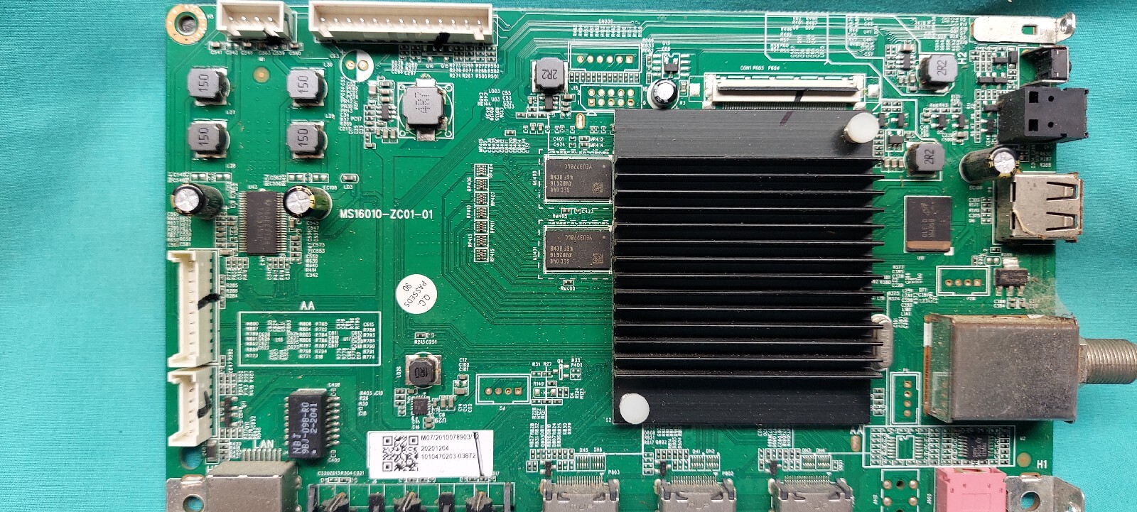 LT-58MAW705, JVC TV, MAIN BOARD M07/201007 MS16010-ZC01-01 | eBay