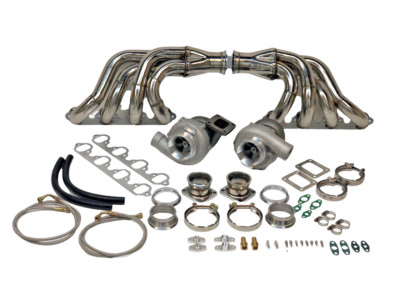 Big Block FOR FORD MERCURY LINCOLN Twin Turbo kit BBF 429 460 Headers ...