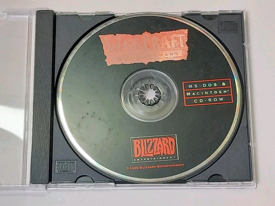WarCraft Orcs & Humans - PC Game (MS-DOS, CD-ROM, 1996) Disc Only ...