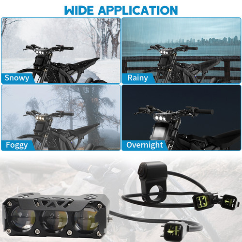 Plug & Play LED Head Light Switch Upgraded Kit For Talaria Sting R MX4 ...