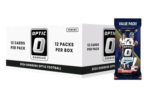 2024 Donruss Optic Fat Pack Box Factory Sealed- 12 Packs/12 Cards Per ...