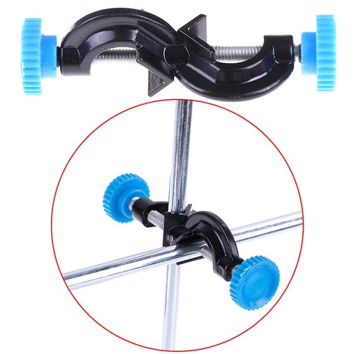 Lab stands double top wire clamps holder metal grip supports right ...