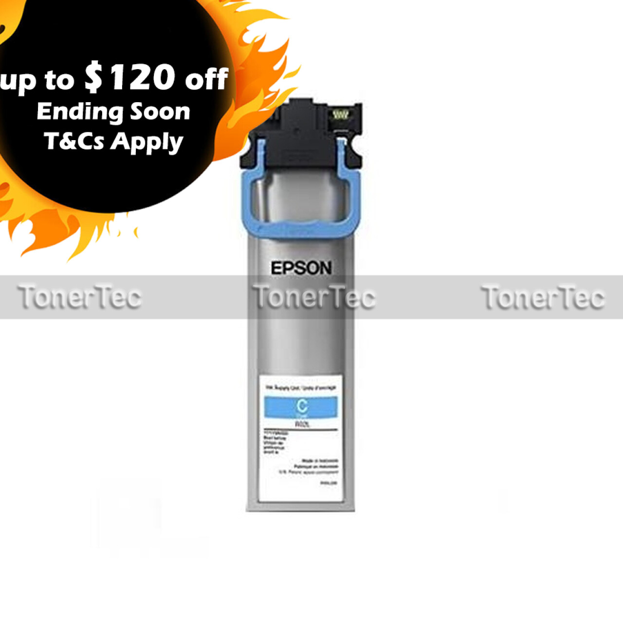 Epson Genuine #937 902XL CYAN Ink for WorkForce Pro WF-C5290/C5790 ...