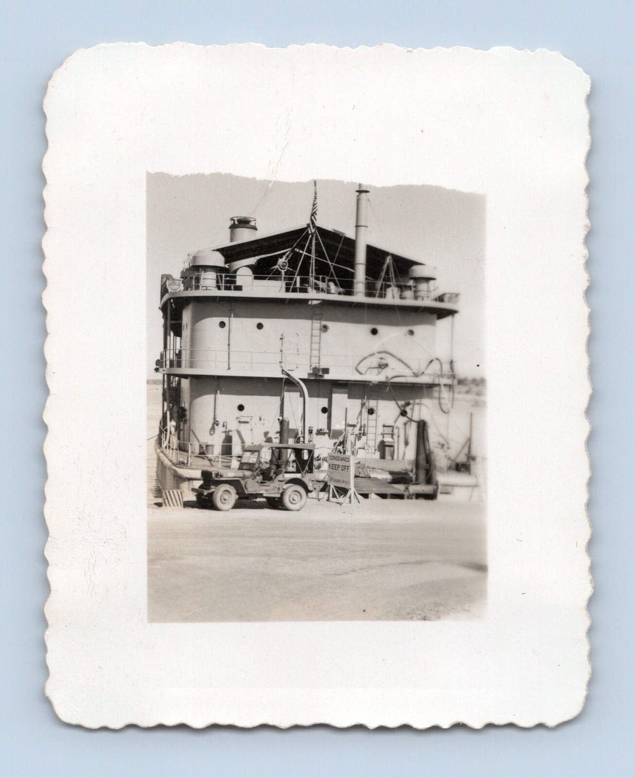 1950s US Navy Barrack Ship Condemned by Order of C.O. Photos Seabees ...