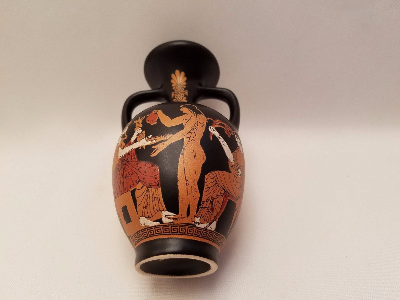 God Dionysus & Music School Scenes Rare Ancient Greek Art Pottery Vase ...