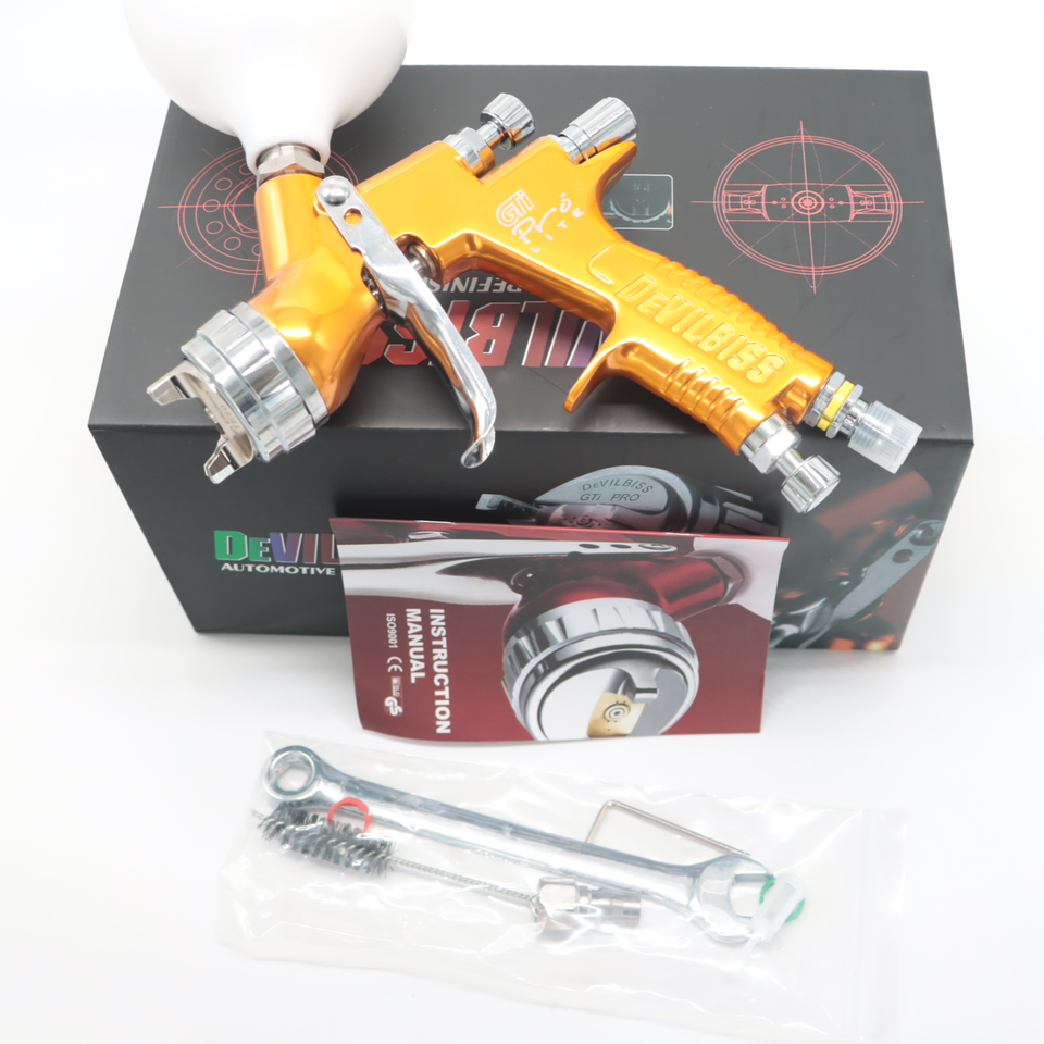 Gold Tool Pistol Spray Gun Paint Cars GTI PRO LITE 1.3mm TE20 For ...