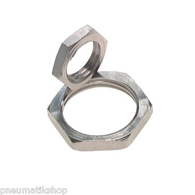 Sechskant-Gegenmutter (metrisches Gewinde), Mutter, Stahl verzinkt ...