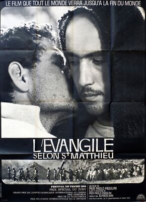 L’ÉVANGILE SELON ST MATHIEU Original Movie Poster 120X160 PIER PAOLO ...