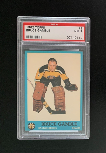 1962/63 Topps Bruce Gamble Rookie RC PSA 7 | eBay