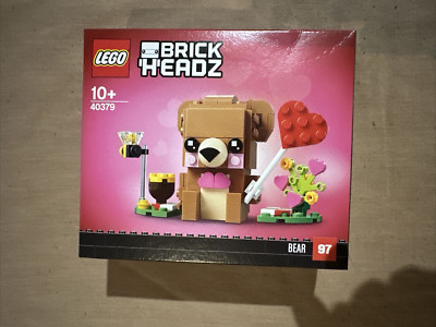LEGO 40379 BrickHeadz Valentines Bear Brand New Sealed | eBay Australia
