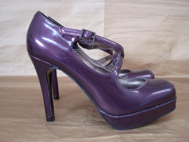 Purple Patent Leather Shoes Winchester Chaneco